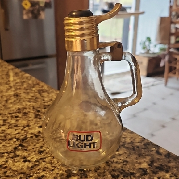 Budweiser | Dining | Vintage Budweiser Glass Light Bulb Stein | Poshmark